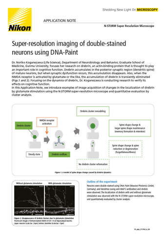 Application Notes | N-STORM | Super-Resolution Microscopes | Microscope ...