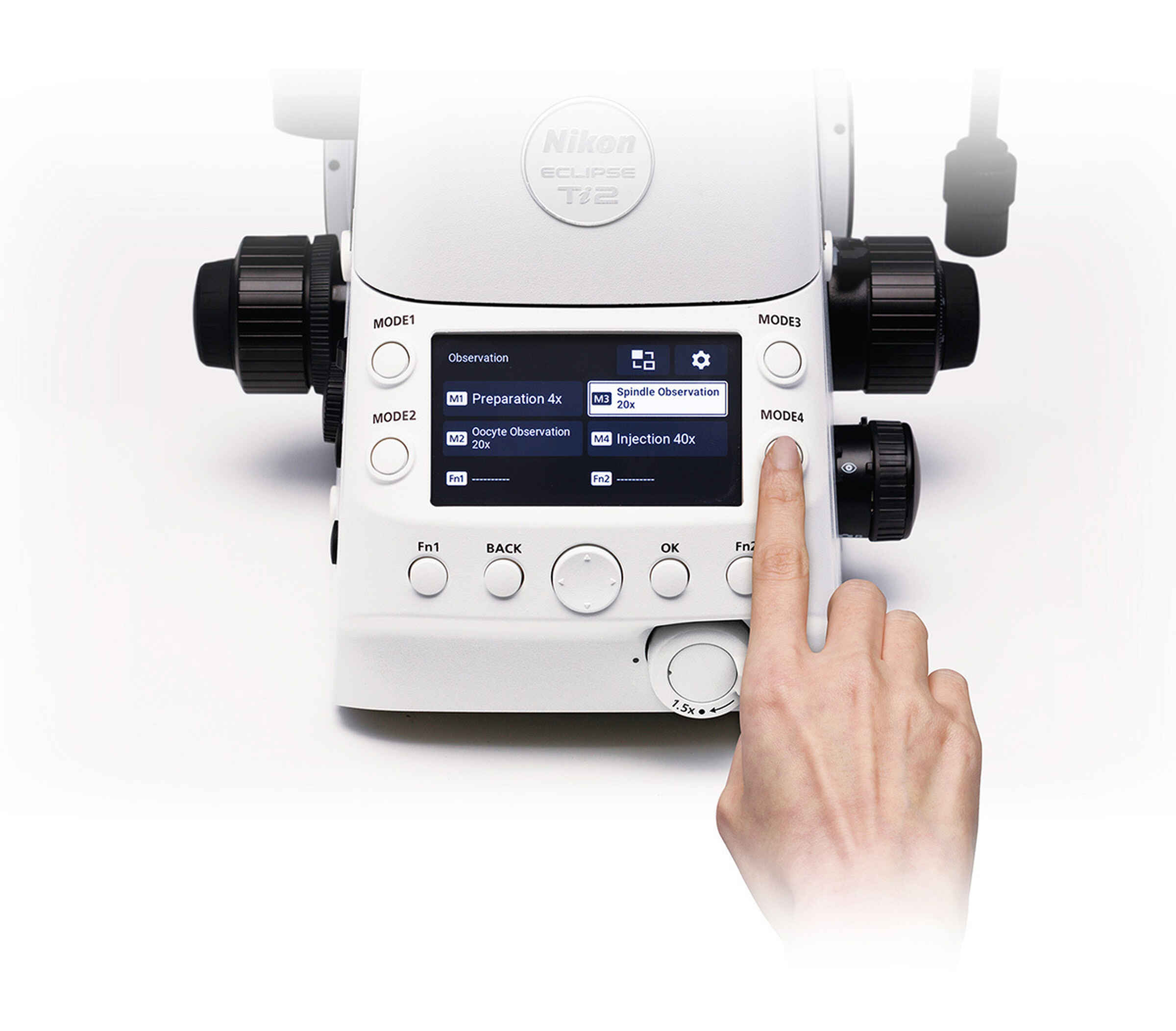 ECLIPSE Ti2-I motorized inverted microscope for reproductive medicine that streamlines ICSI/IMSI ...