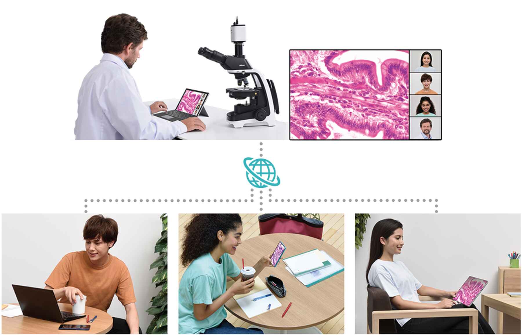 Nikon releases the "ECLIPSE Ei" educational microscope for remote ...